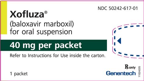 Xofluza Package Insert Prescribing Information Moa