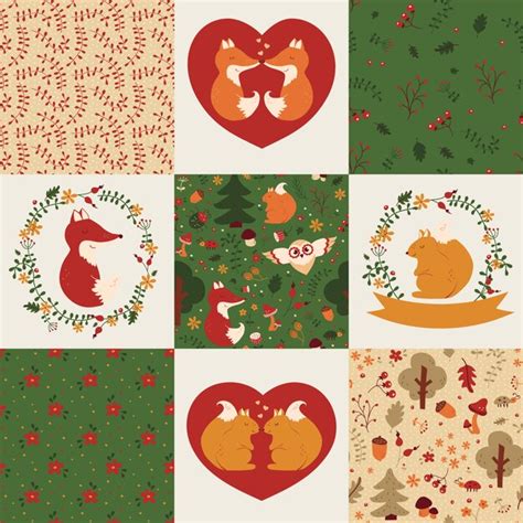 Patrones De Bebé E Ilustraciones Vector Premium