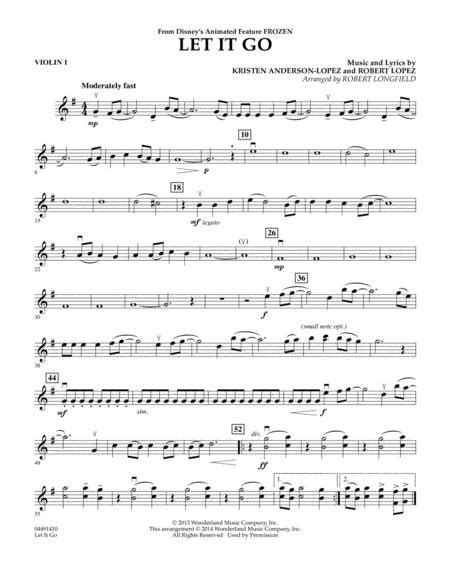 Let It Go Violin Sheet Music Free Printable Free Printable