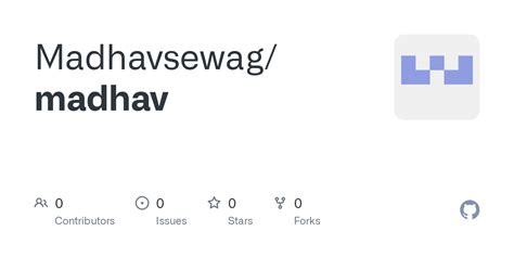 GitHub Madhavsewag Madhav