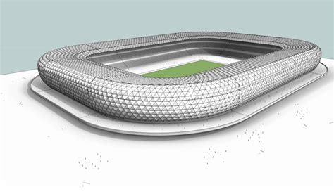 Parametric 3d Modelling Of Allianz Arena By Hassan Anifowose Chronos