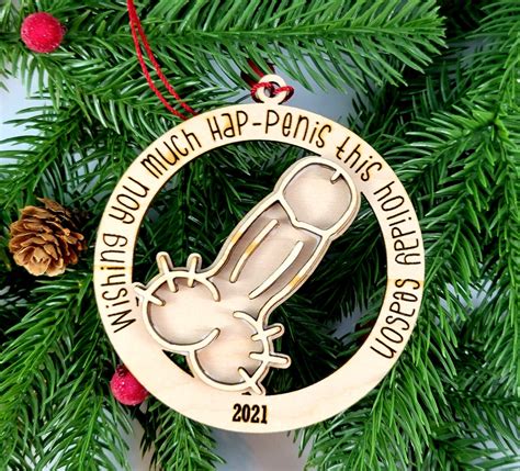 Adult Digital File Nsfw Ts Naughty Ts Christmas Ornament Hap