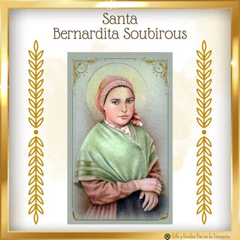 ® Santoral Católico ® ImÁgenes De Santa Bernardita Soubirous Vidente
