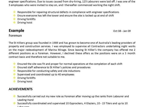 Free Mining Resume Templates Mining Resumes Examples Examples Of