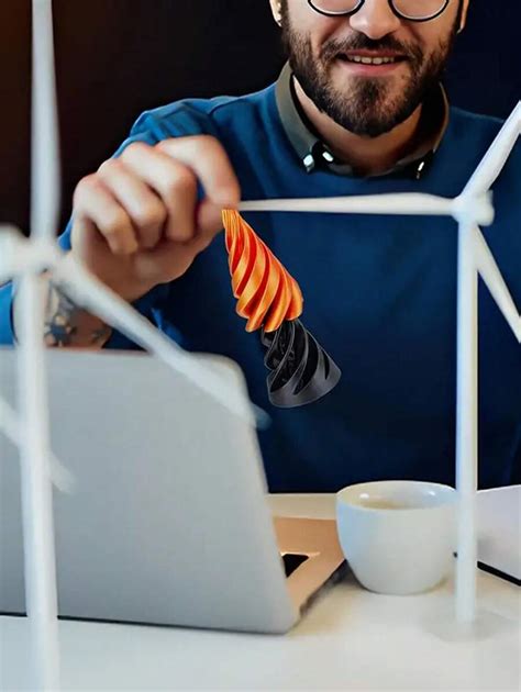 Spiral Cone Fidget Toy 3d Printed Spiral Fidget Toys Impossible Pyramid