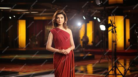 Premium Ai Image Asian Confident Female News Anchor Asian Girl