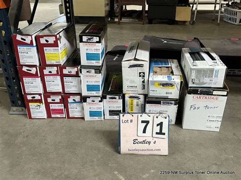 Misc Toners Assorted Colors 18x Money Bentley And Associates Llc