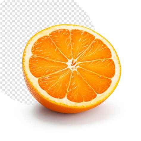 Premium Psd Orange Slice On White