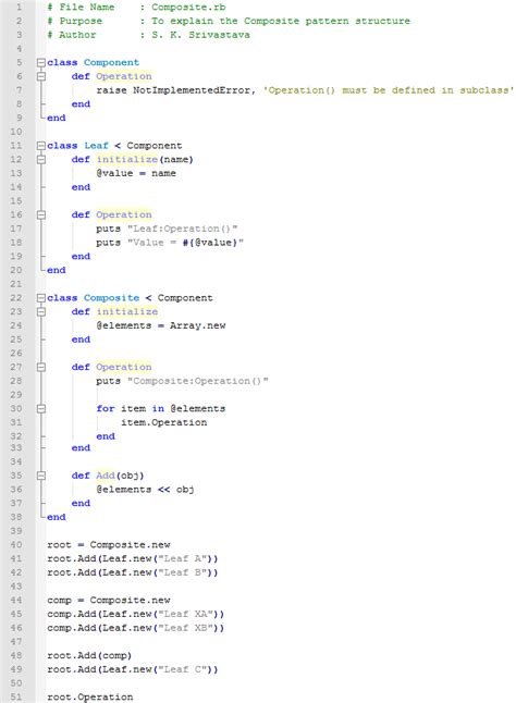 Composite Design Pattern In Ruby