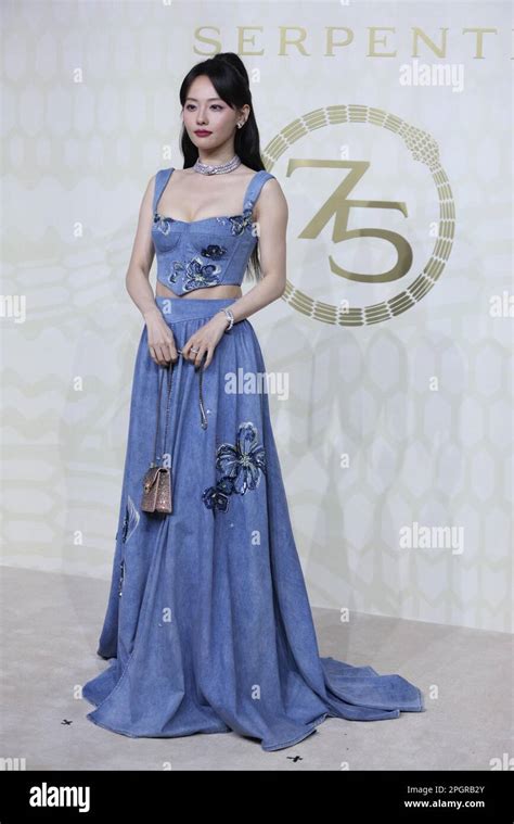 Chinese Actress And Singer Jenny Zhang Attended A Brand Activity In