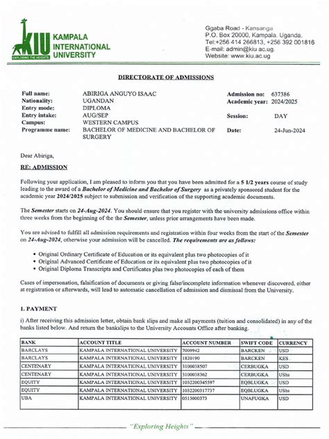 Abiriga Anguyo Isaac Kiu Admission Letter 0001 Pdf