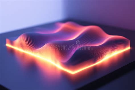 Visual Representation Of Sound Waves In Vibrant Colors And Smooth