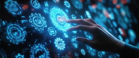 Digital Interface Interaction Premium Ai Generated Image