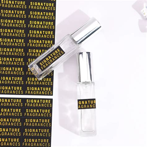 Perfume Bottle Label Sticker
