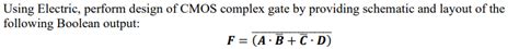Solved Create A Schematic Diagram And Layout On Electric Chegg