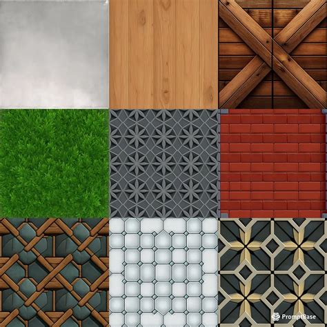 Mostly Seamless Game Textures Midjourney Prompt Promptbase