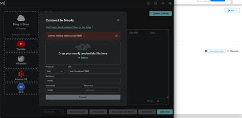 can t connect neo4j graph builder to desktop instance of neo4j