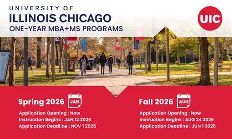 Uic Mbams Programs Application Deadline Update Uic 申請資訊｜美國商科碩士留學｜美國一