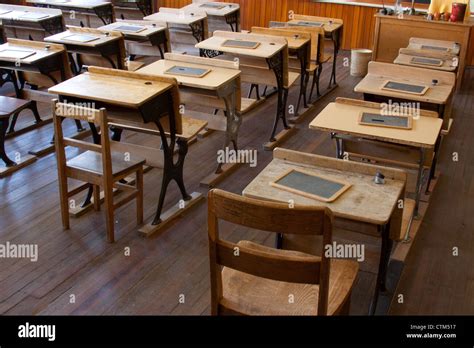 An Old Classroom From Days Gone By Still Represents School Reading