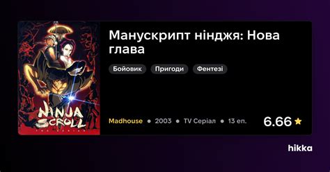 Манускрипт нінджя Нова глава 2003 Hikka