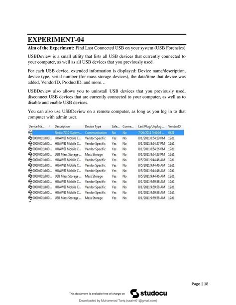 Digital Forensics Lab Experiment No 05 To 06 Pdf