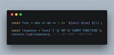 Javascript Curry Functions Devrant