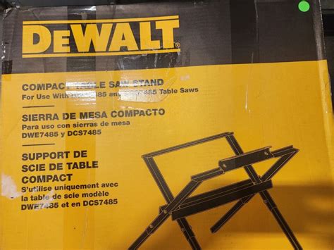 Dewalt Table Saw Stand For Jobsite 10 Inch Dw7451 Ln Open Box