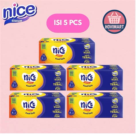 Jual Tisu Nice Facial Tissue Lembut And Tebal Original Harga Promo