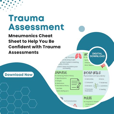 Essential Trauma Assessment Mnemonics Pdf Download For Ems And Nursing
