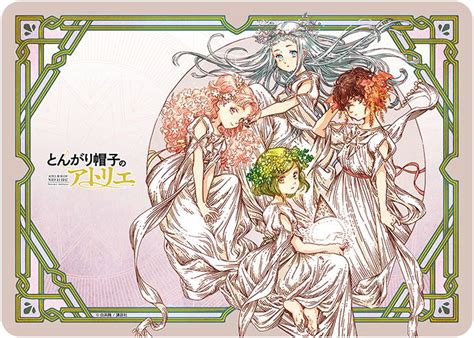 Atelier Of Witch Hat Coco And Agott And Tetia And Richeh Dress Ver Character Rubber Mat