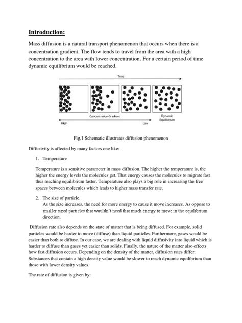 Diffusivity Of Liquid Into Liquid Pdf Diffusion Liquids