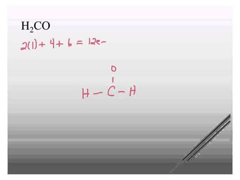 Electron Dot Structure For H2co2 H2co Molecular Geometry Bond Angles