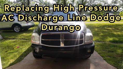 Replacing High Pressure Discharge Ac Line 2004 2008 Dodge Durango 5 7l