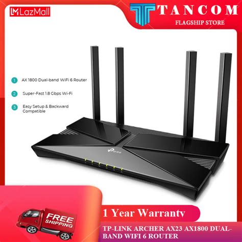 Tp Link Archer Ax Ax Dual Band Wi Fi Router Lazada Ph