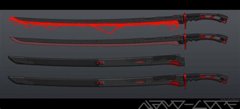 Artstation Sci Fi Energy Katana