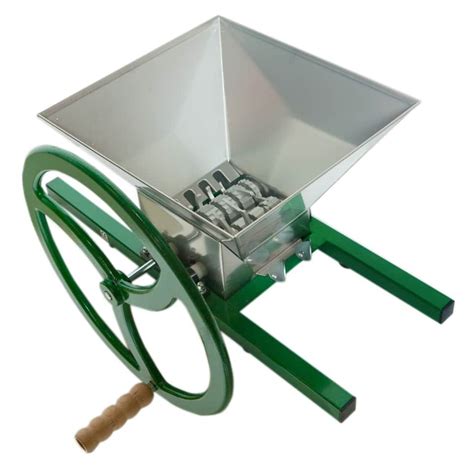 Manual Apple Crusher Scratter Pulper With Cast Iron Flywheel