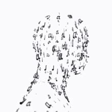 Dancing Music Notes S Tenor