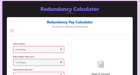 Redundancy Calculator Calculate Your Statutory Redundancy Pay