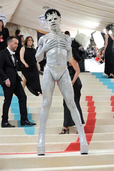 Lil Nas X Makes The Whole Met Gala Shimmer In His Bold Bejeweled Look
