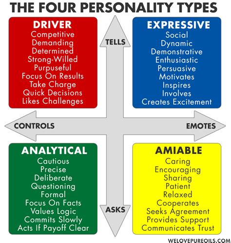 Four Color Personality Types True Color Personality Test Xncuc
