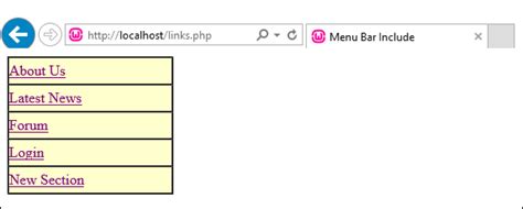 Php Tutorials The Include Function