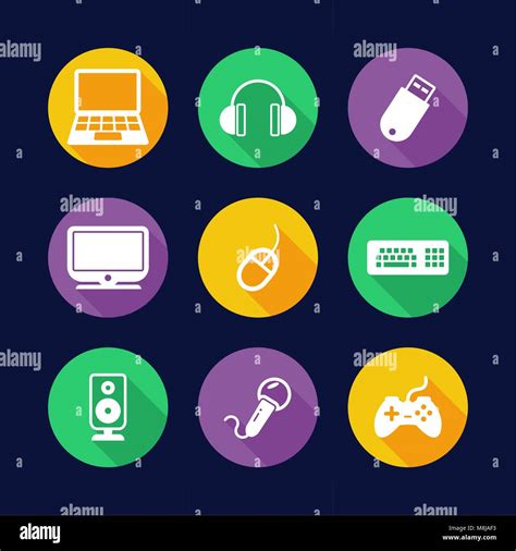 Computer Icons Flat Design Circle Stock Vector Image And Art Alamy