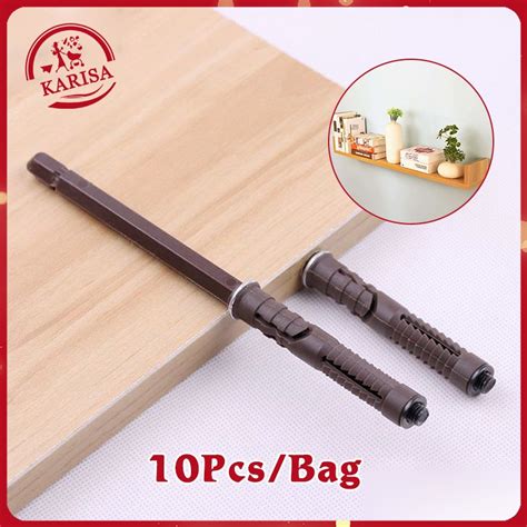 10pcs Floating Shelf Bracket Invisible Plank Support Wall Bracket