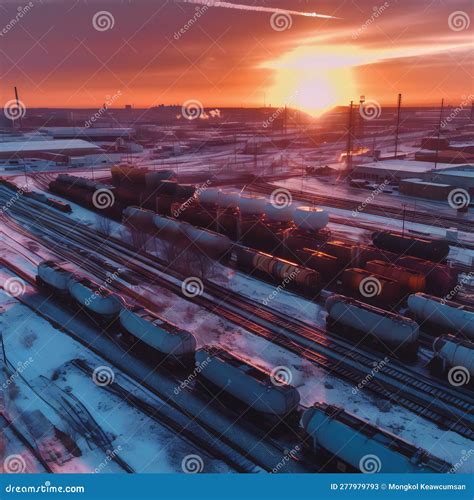 Freight And Petroleum Via Rail System Using Trainsgenerative Ai