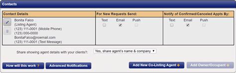 Listing Worksheet Layout Showingtime For The Mls Help And Training