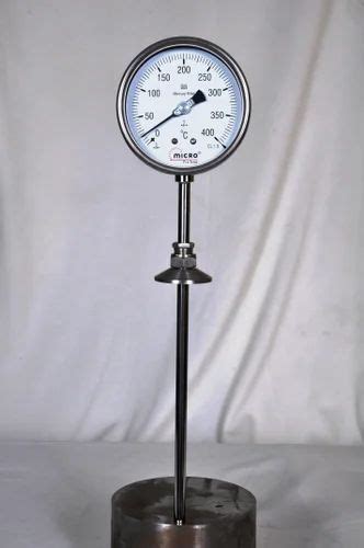 Stem Type Gas Filled Temperature Gauge At ₹ 1500 Bimetallic