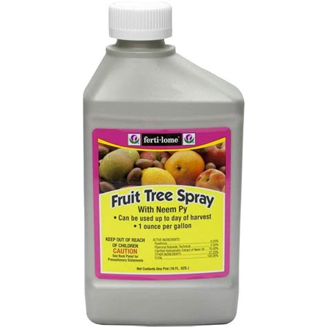 Spraying Fruit Trees