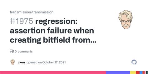 Regression Assertion Failure When Creating Bitfield From Flag Array Issue