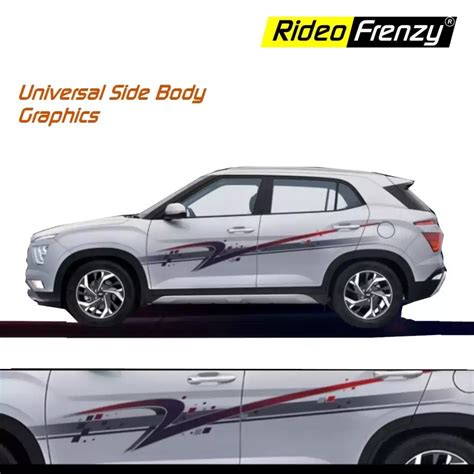 Buy Universal Suv Side Car Body Graphics Decal Stickers Online India
