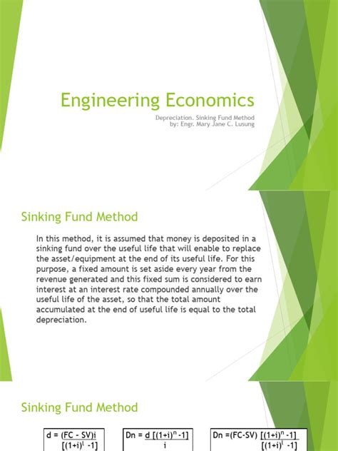 Module 10 Sinking Fund Method Pdf Business Finance And Money Management